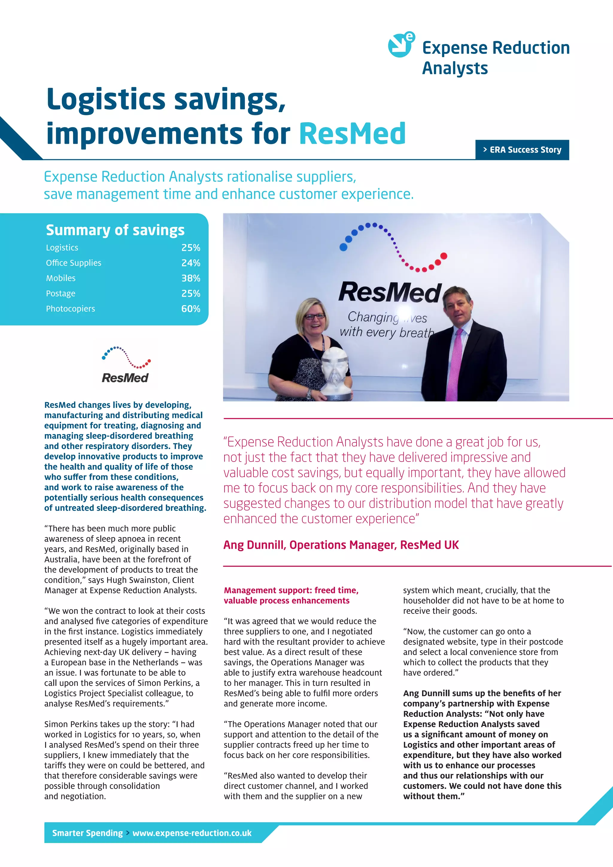 ResMed case study | PDF