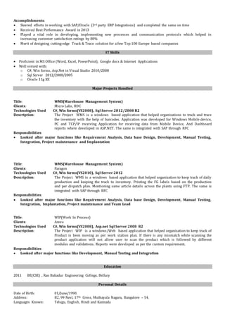 Resume-V-1.1 | PDF