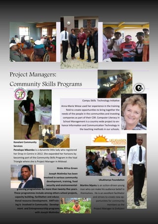 Community Skills Development Profile 2015 | PDF