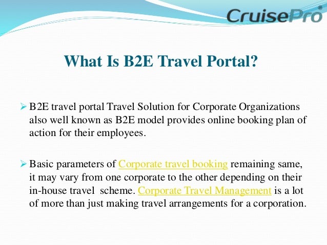 B2E Travel Portal.pptx