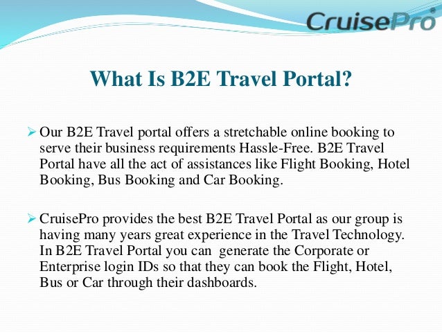 B2E Travel Portal.pptx