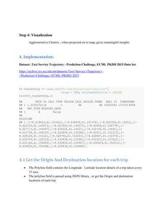 Better Visualization of Trips through Agglomerative Clustering | PDF