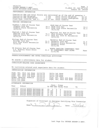 Safe School Transcripts | PDF