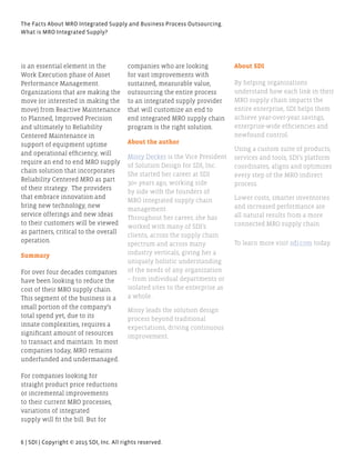 What is MRO Integrated Supply_0915 | PDF