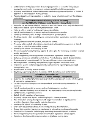Ajit Resume | DOC