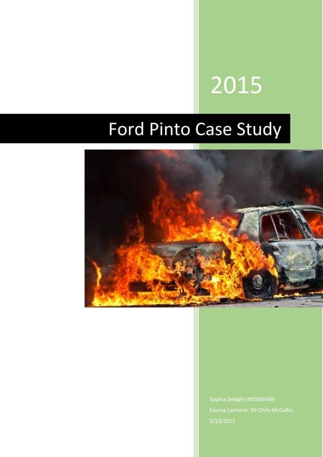 ford pinto case study | PDF