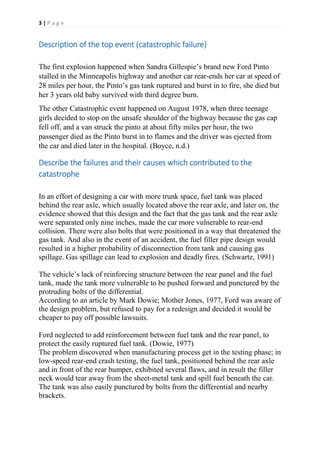 ford pinto case study | PDF