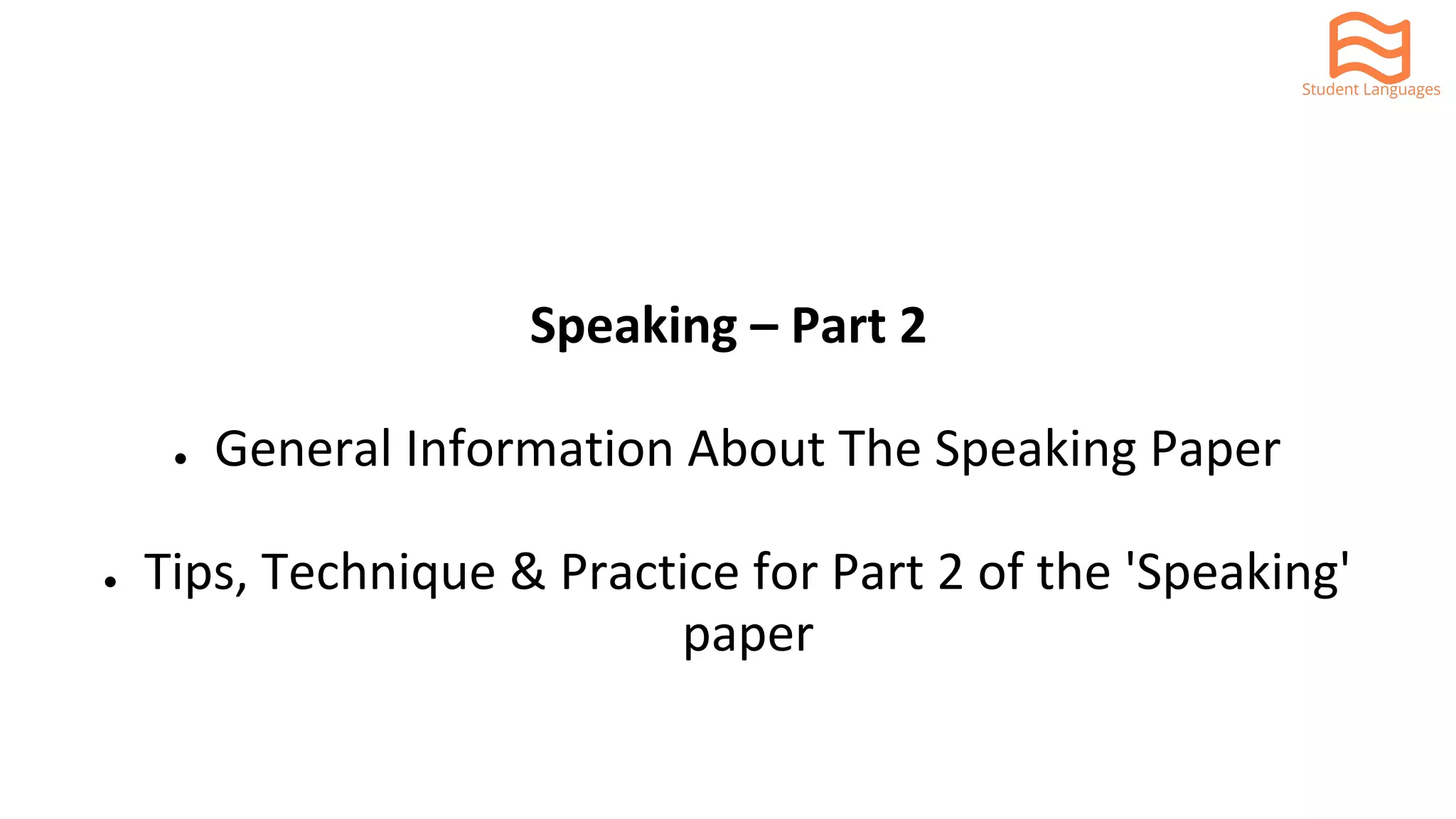 B2 First Certificate: FCE Speaking Course | PDF