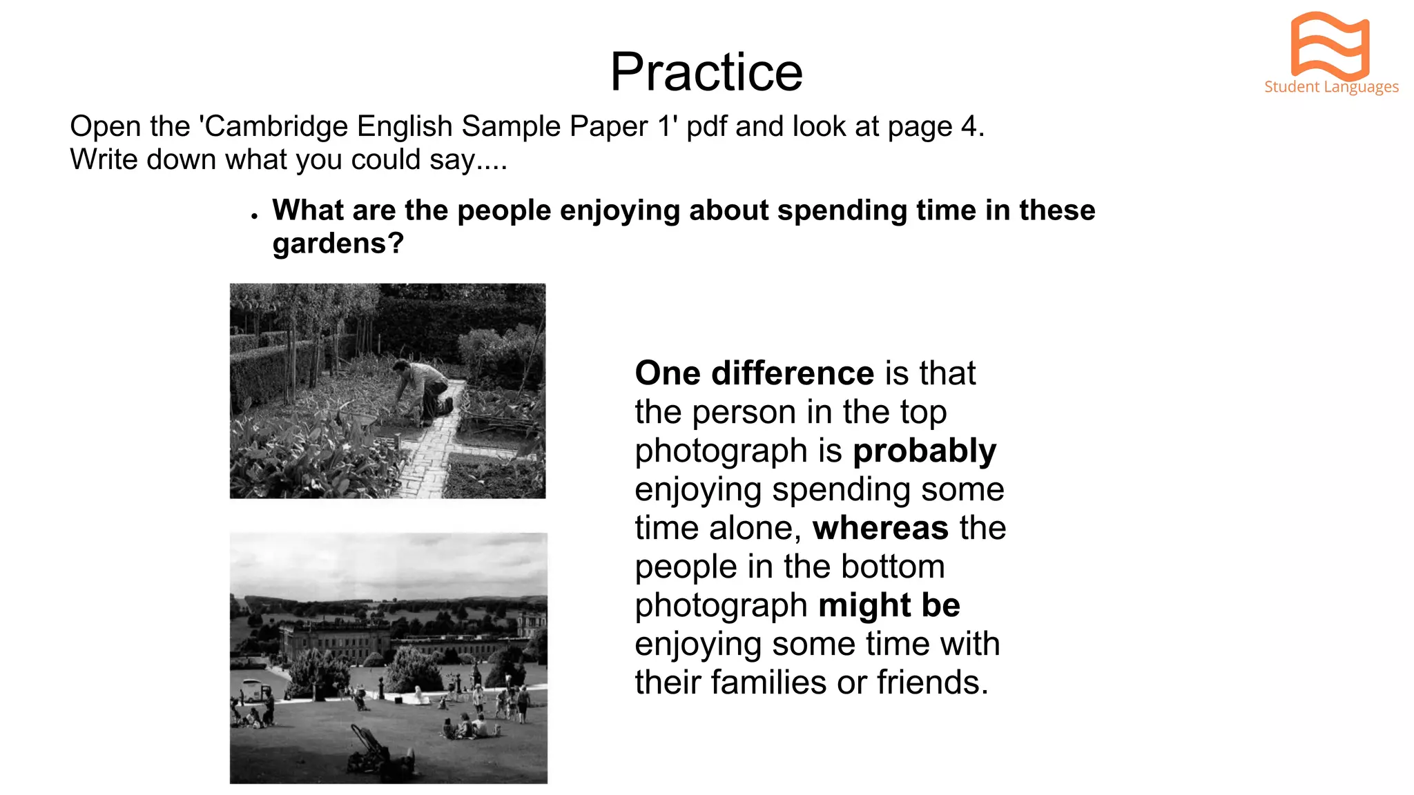 B2 First Certificate: FCE Speaking Course | PDF