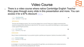 B2 First Certificate: FCE Speaking Course | PDF