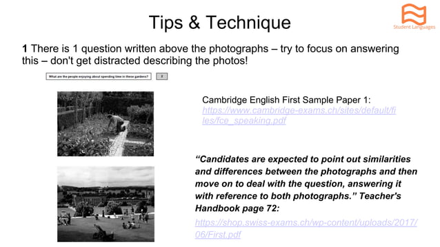 B2 First Certificate: FCE Speaking Course | PDF | Photography | Arts ...