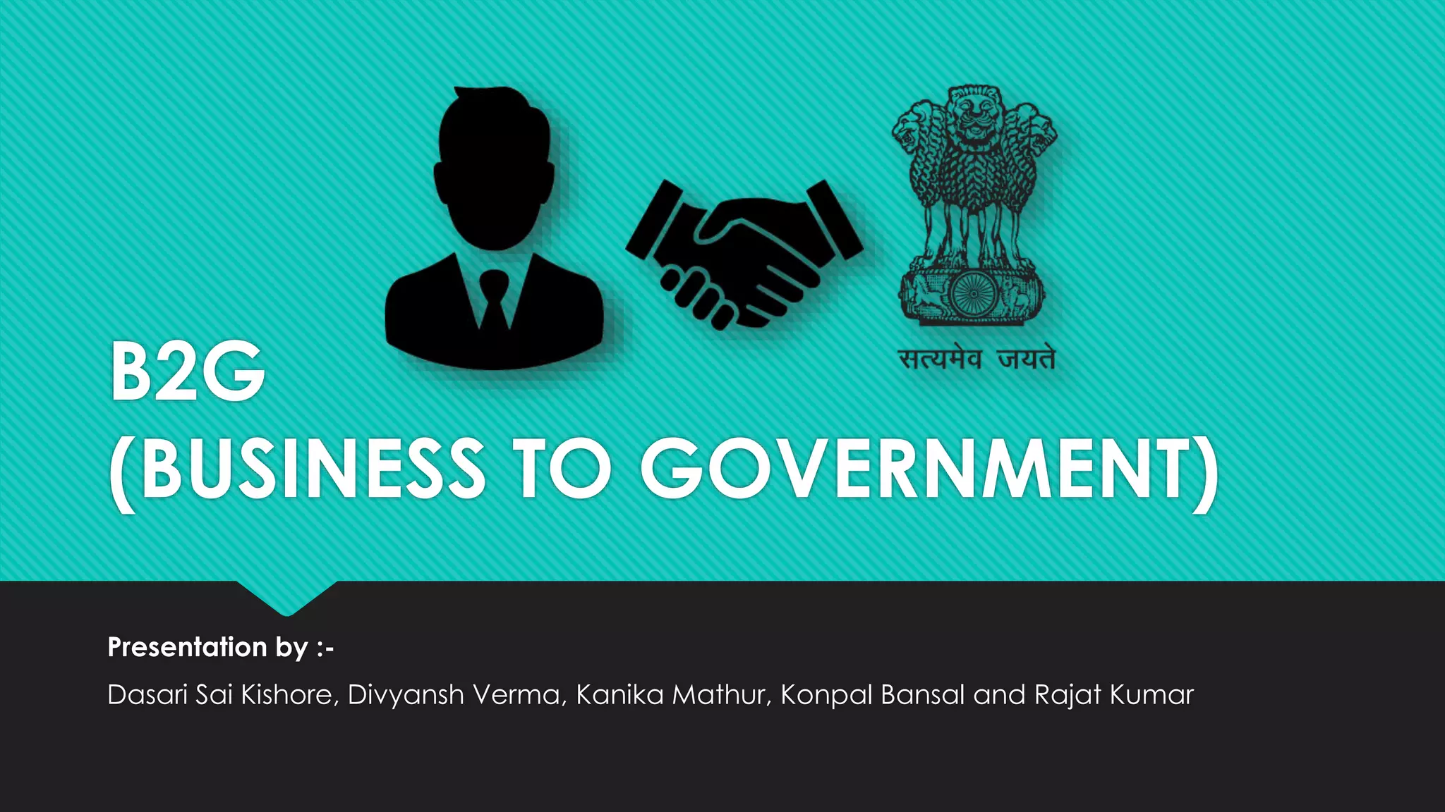 B2g marketing business to government | PPTX