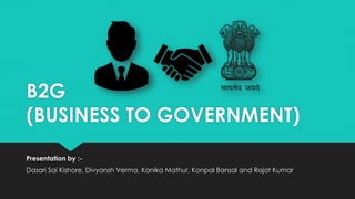 B2g marketing business to government | PPTX