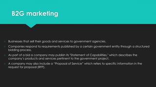 B2g marketing business to government | PPTX