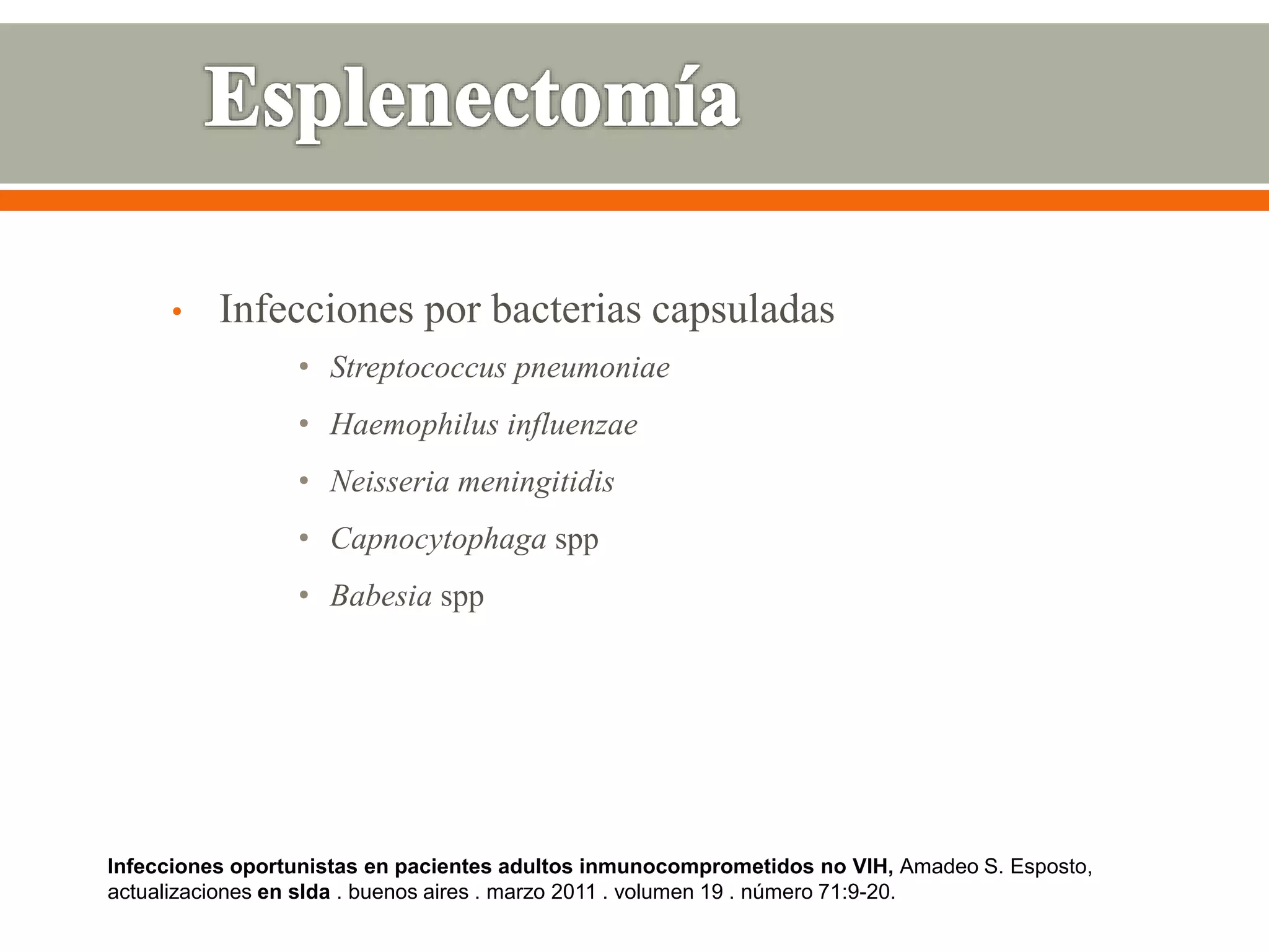 Infecciones paciente inmunocomprometido | PPTX