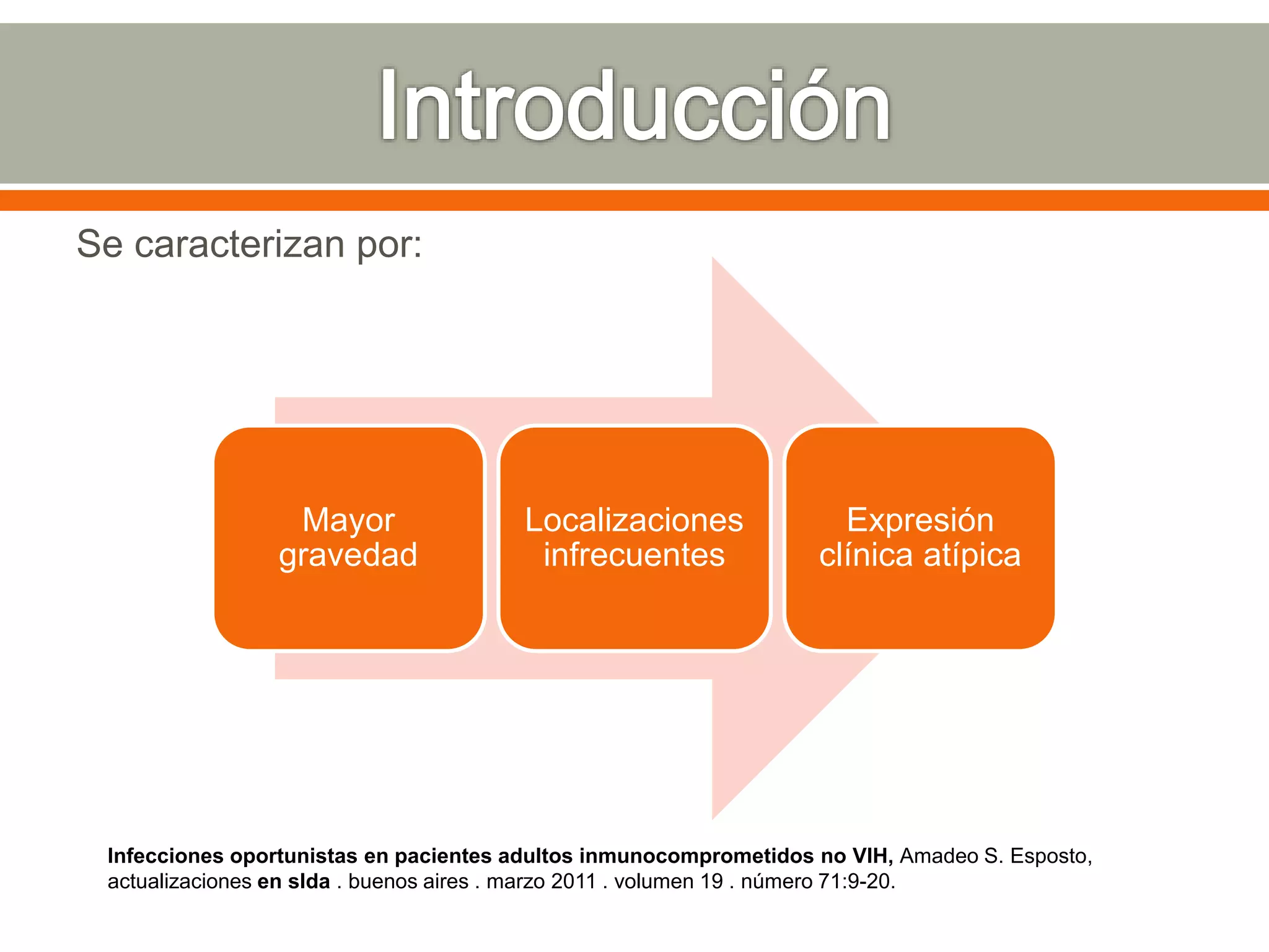 Infecciones paciente inmunocomprometido | PPTX