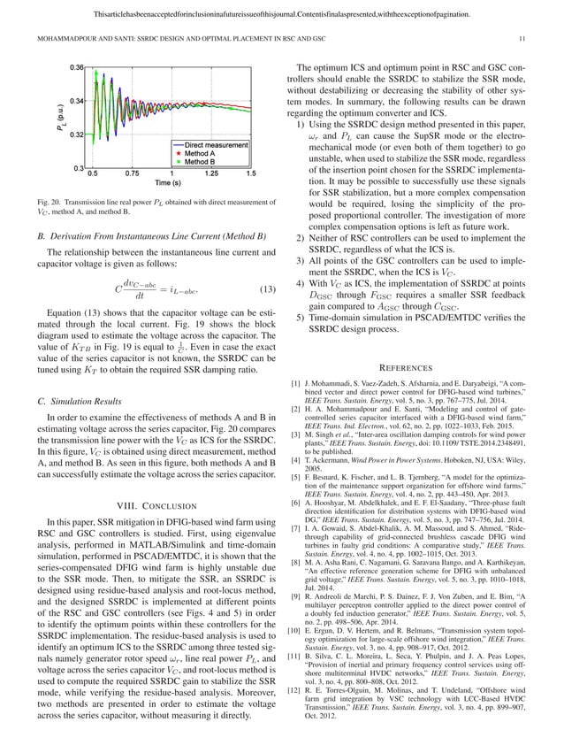 SSR Damping Controller Design and Optimal Placement in Rotor-Side and Grid-Side Converters of ...