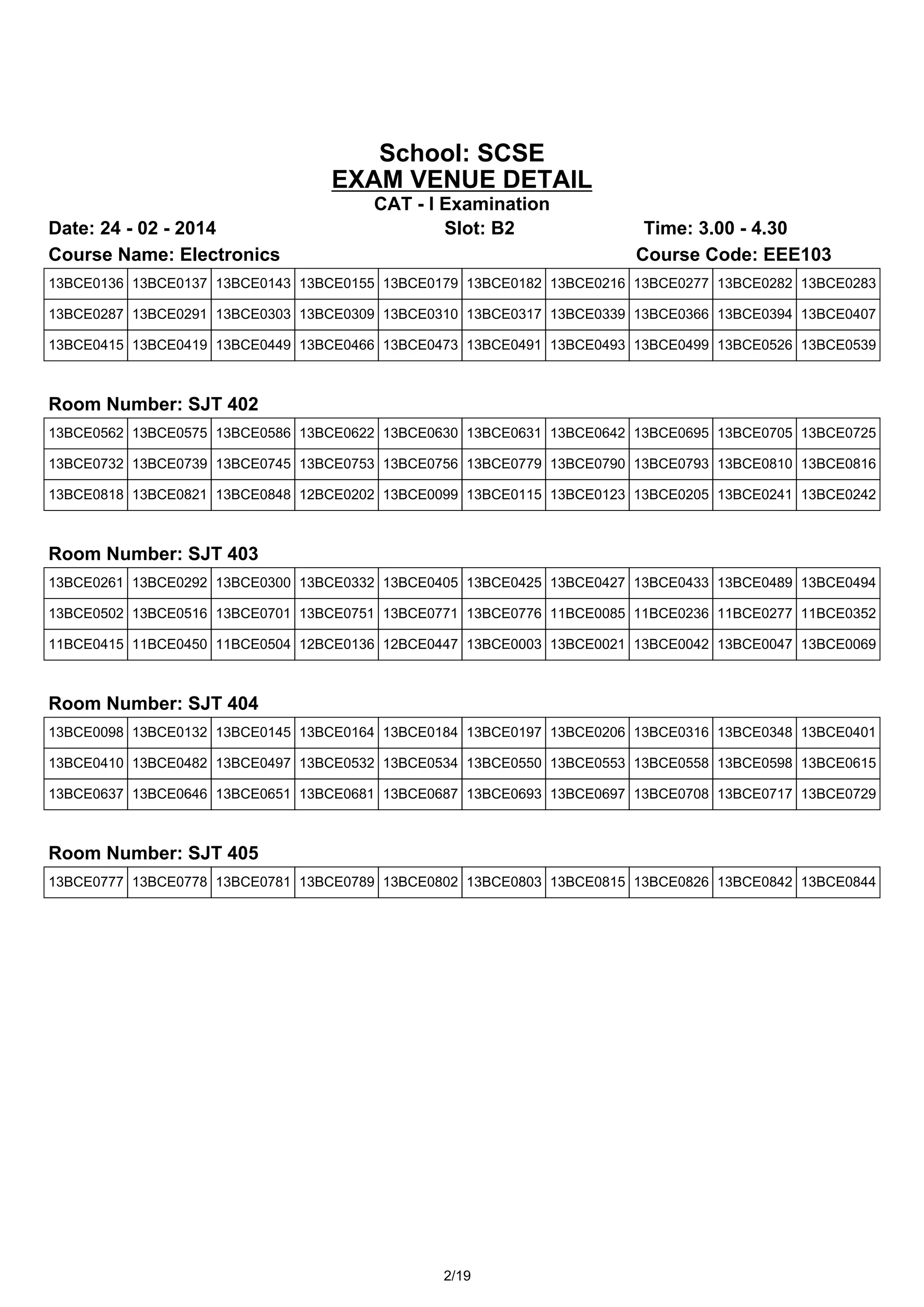 B2 seating plan | PDF | Education