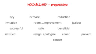 Vocabulary english b2 presentation slides | PPTX