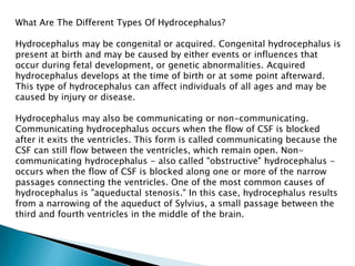 Hydrocephalus Surgery: Endoscopic Third Ventriculostomy for ...