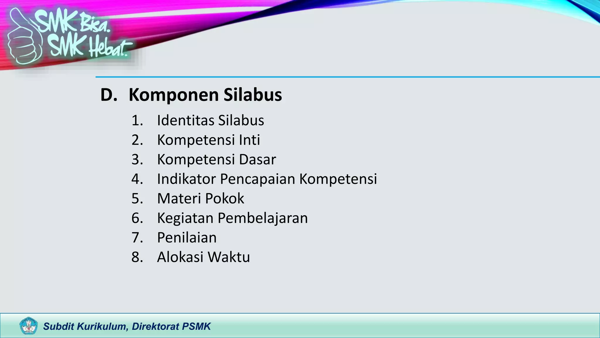 B3.1 penyusunan silabus | PPT
