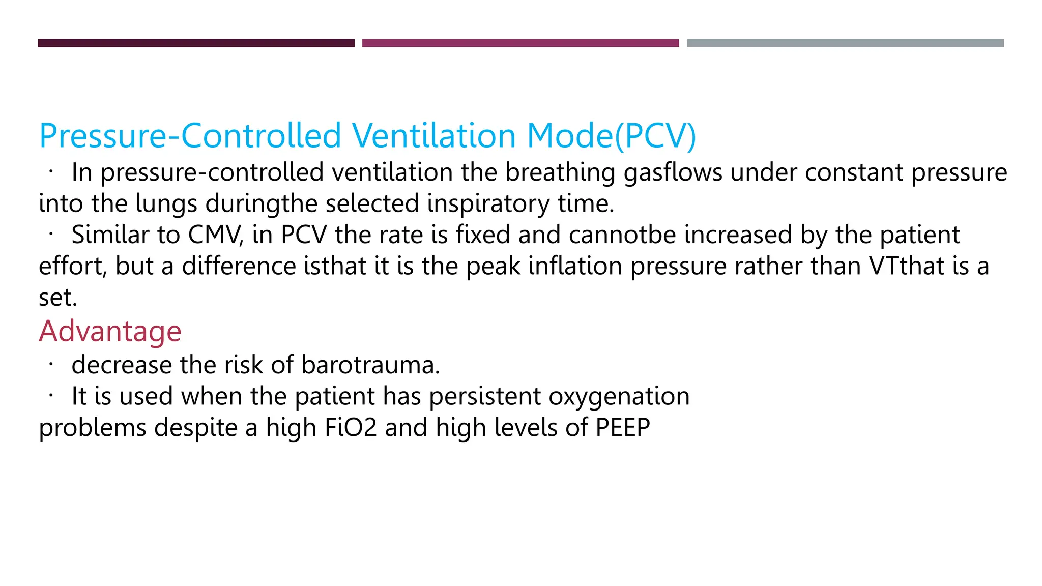 mechanical ventilator | PPTX