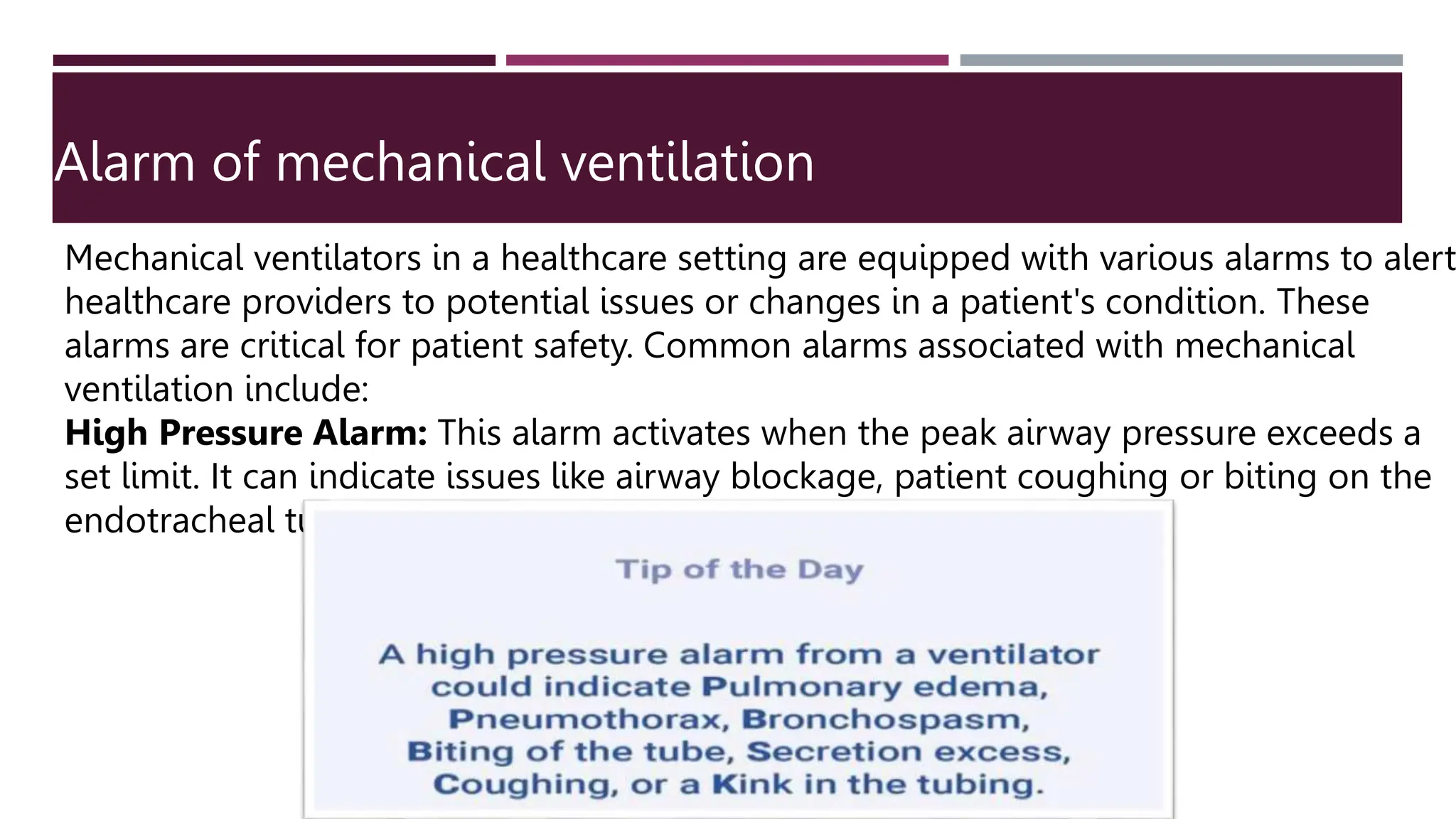 mechanical ventilator | PPTX