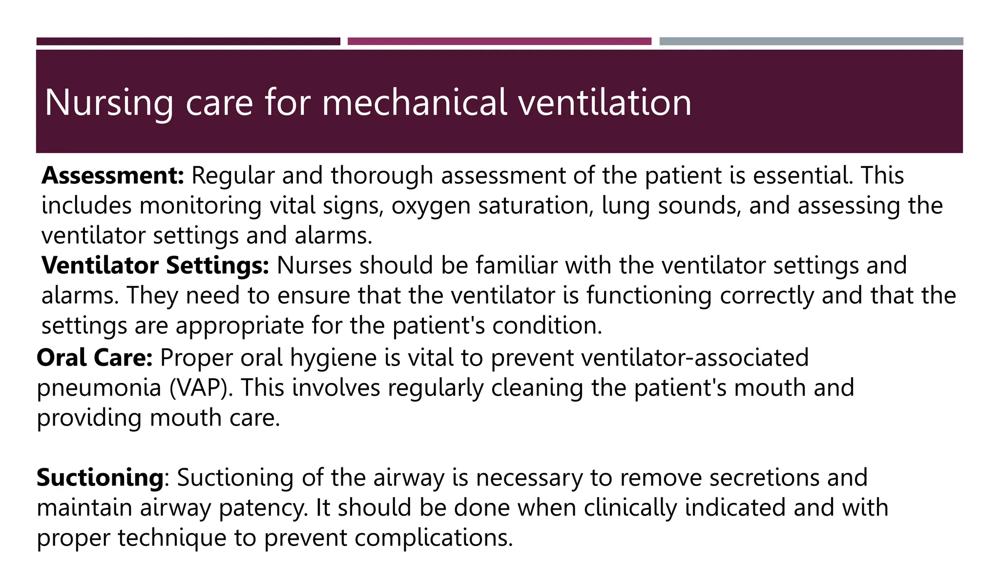 mechanical ventilator | PPTX