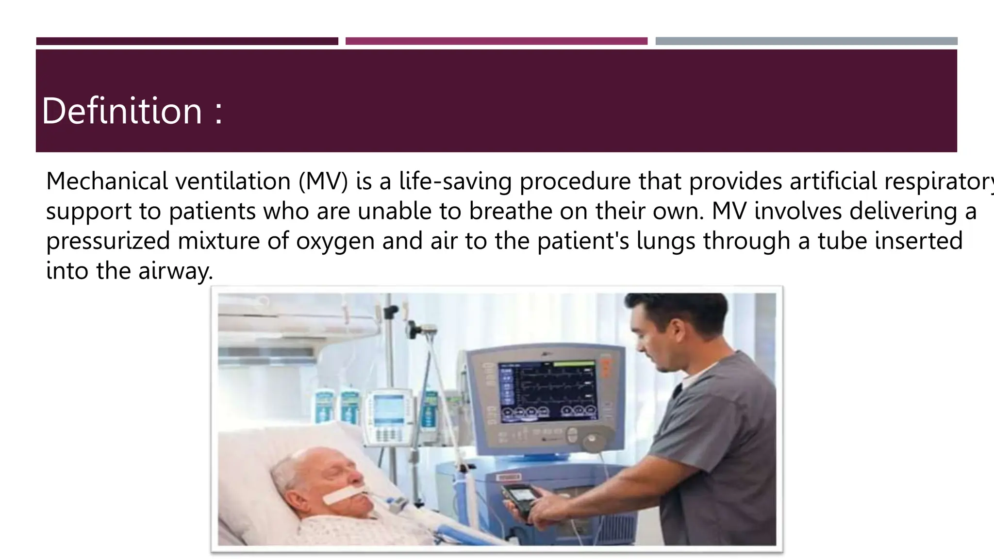 mechanical ventilator | PPTX