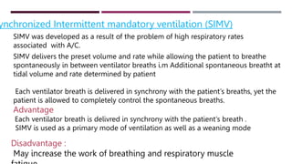 mechanical ventilator | PPTX