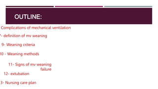 mechanical ventilator | PPTX
