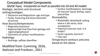 B3 - Geothermal Project Risk Management Using Conceptual Reservoir ...