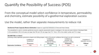 B3 - Geothermal Project Risk Management Using Conceptual Reservoir ...