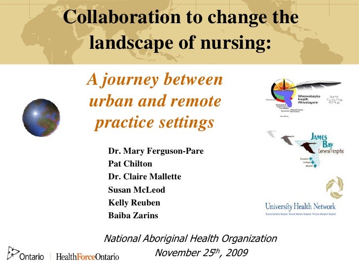 Collaboration to change the landscape of nursing: A journey between u…