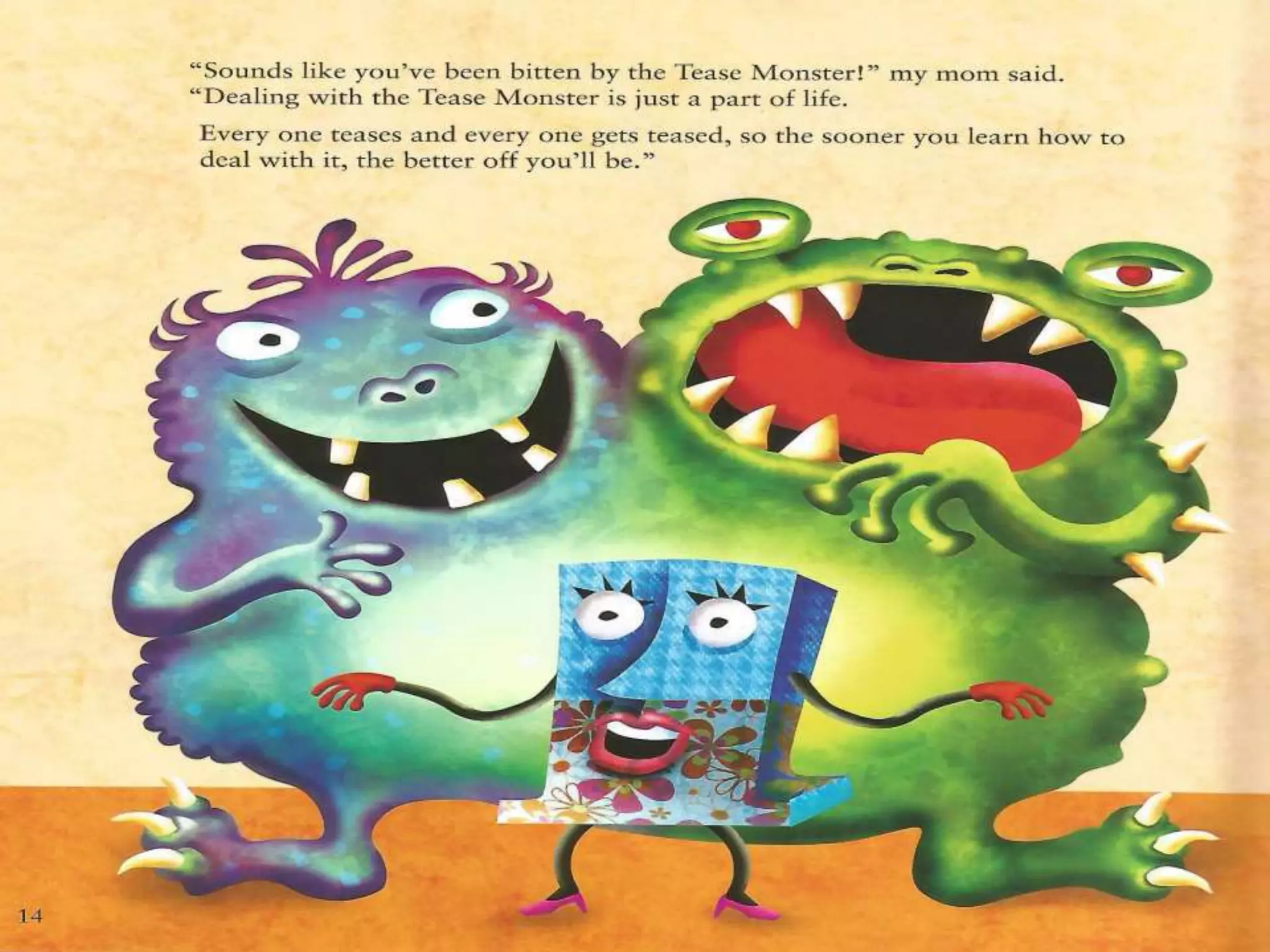 B2/B3 - The Tease Monster - book 01 | PPTX | Crime & Harmful Acts to ...