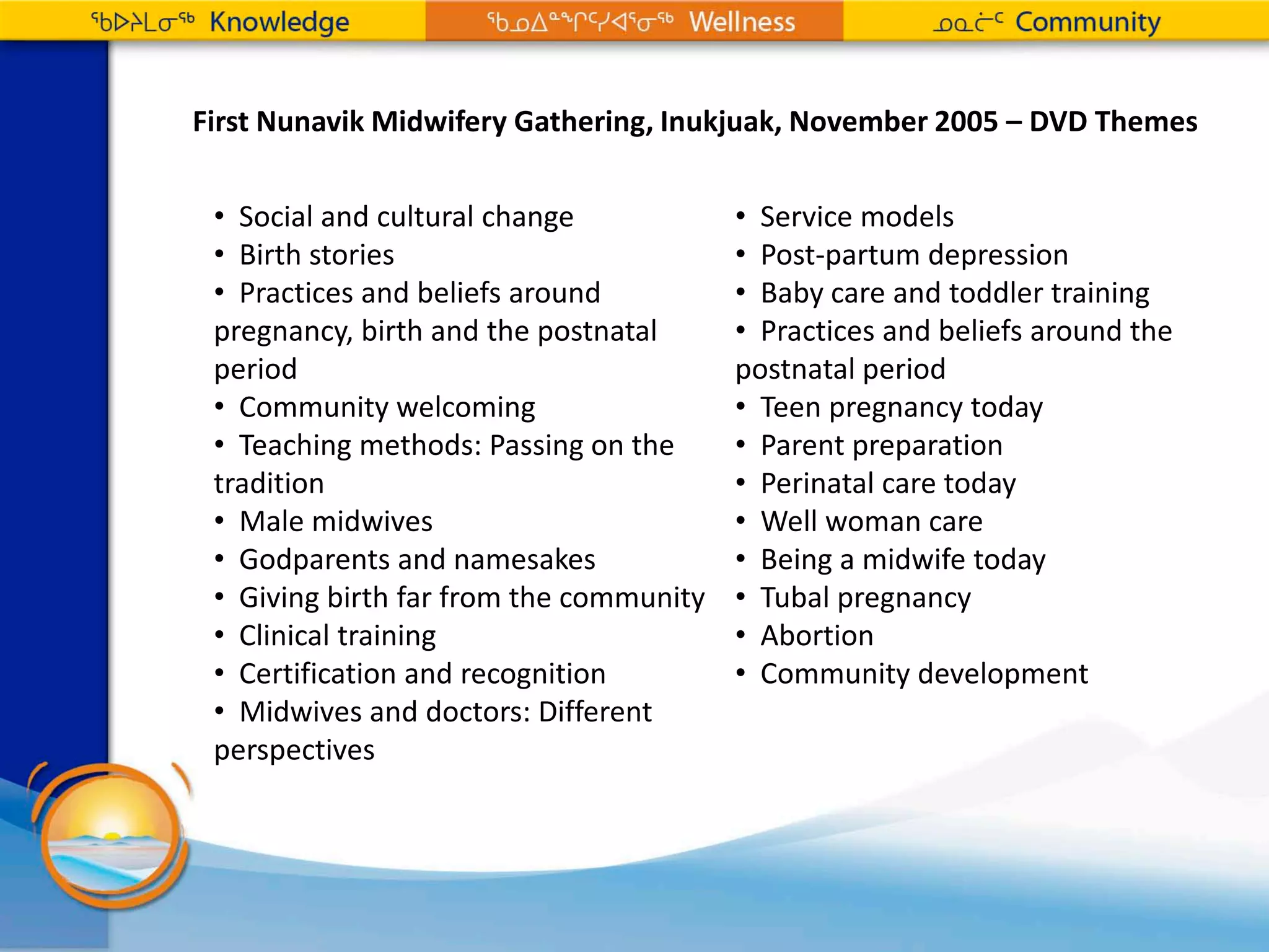 Inuit knowledge in birthing practice | PDF