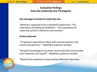 Inuit knowledge in birthing practice | PDF