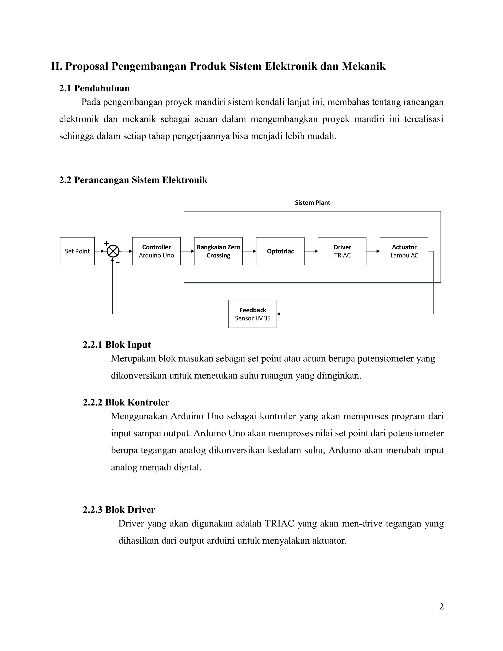 B300 - Sistem Kendali PID Suhu Ruangan Menggunakan LM35 Sebagai Sensor dan Driver Triac berbasis ...
