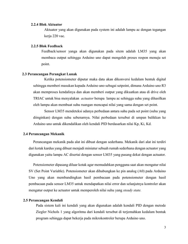 B300 - Sistem Kendali PID Suhu Ruangan Menggunakan LM35 Sebagai Sensor ...