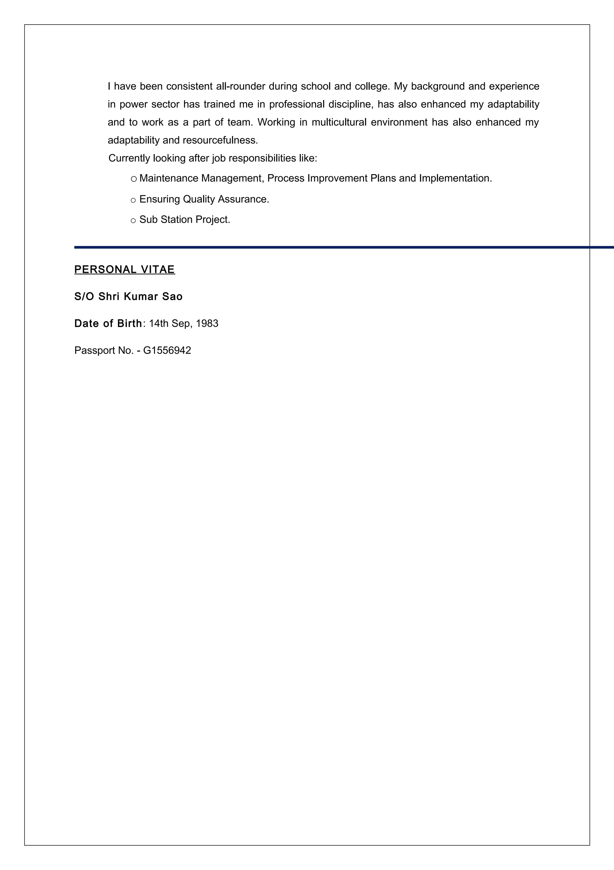 Amrit Resume | DOC | Civil Engineering Industry | Industries