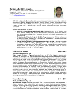 Randolph Angelito CV | PDF
