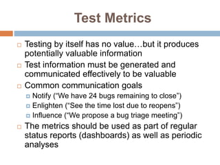 Software testing Report | PPTX