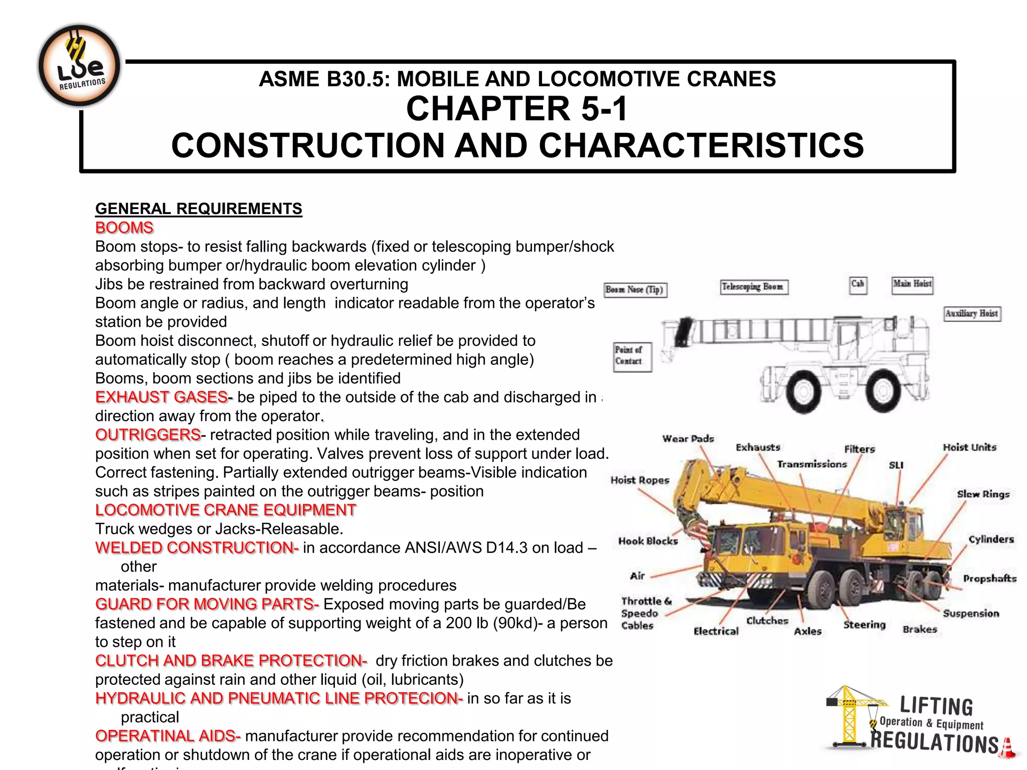 B30 5 ASME-MOBILE AND LOCOMOTIVE CRANES | PPTX