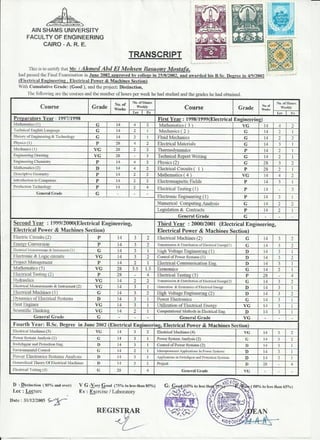 Graduation transcript | PDF