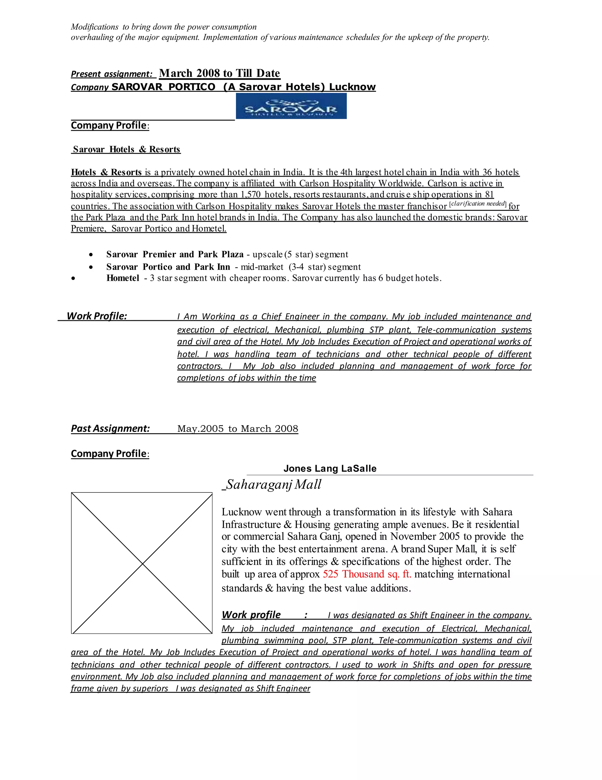 ashok kumar tiwari resume | DOCX