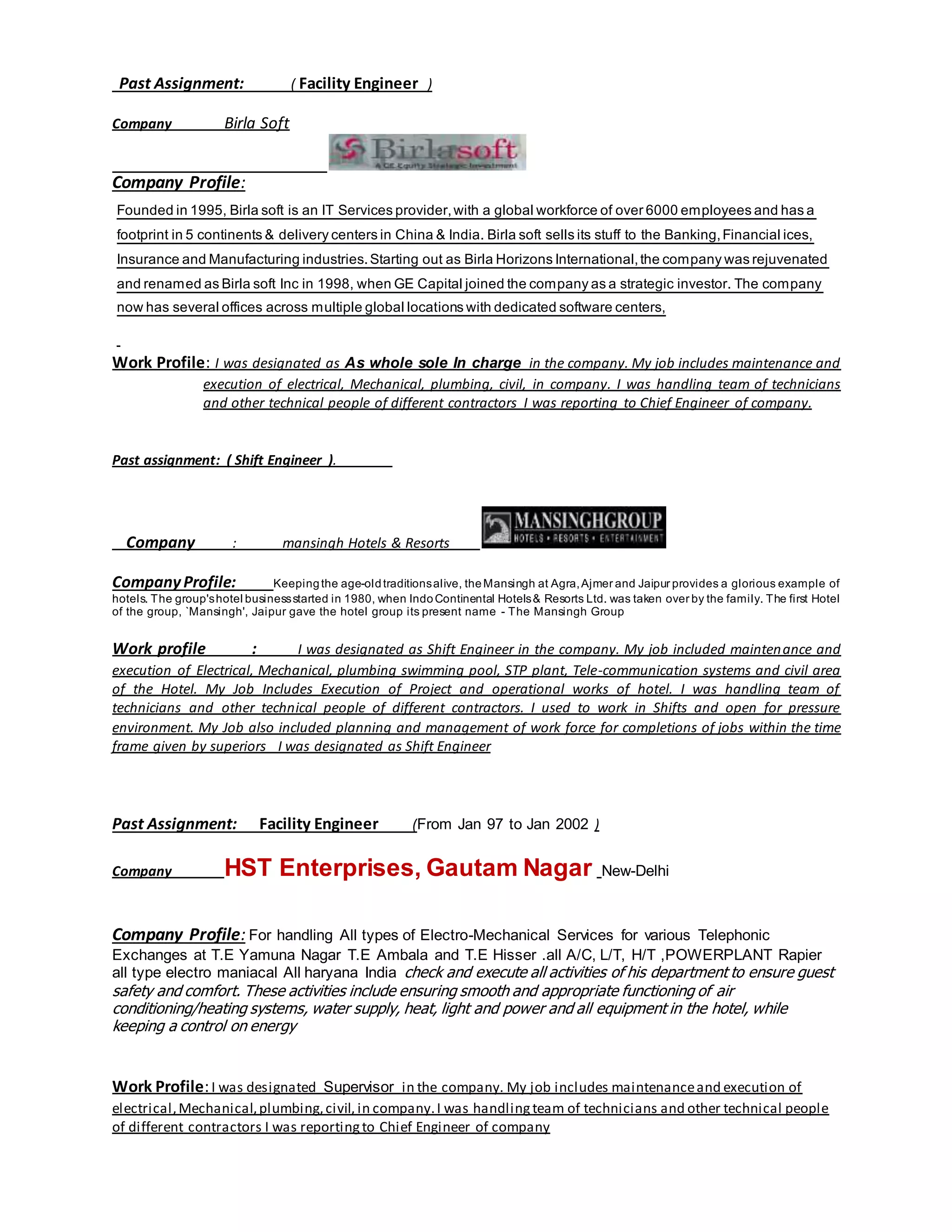 ashok kumar tiwari resume | DOCX