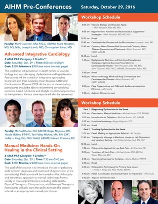 AIHM 2016 Annual Conference Program | PDF