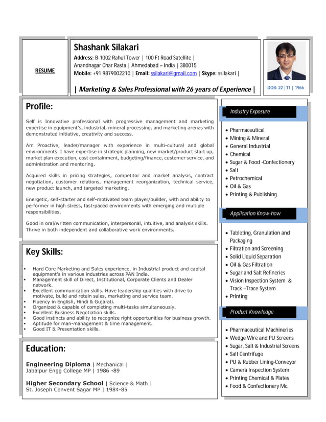 Shashank CV 2016 Rev 1 | PDF | Business Administration | Business
