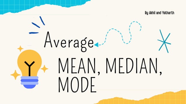 Average - Mean, Median and Mode Grade 8 | PPTX | Science