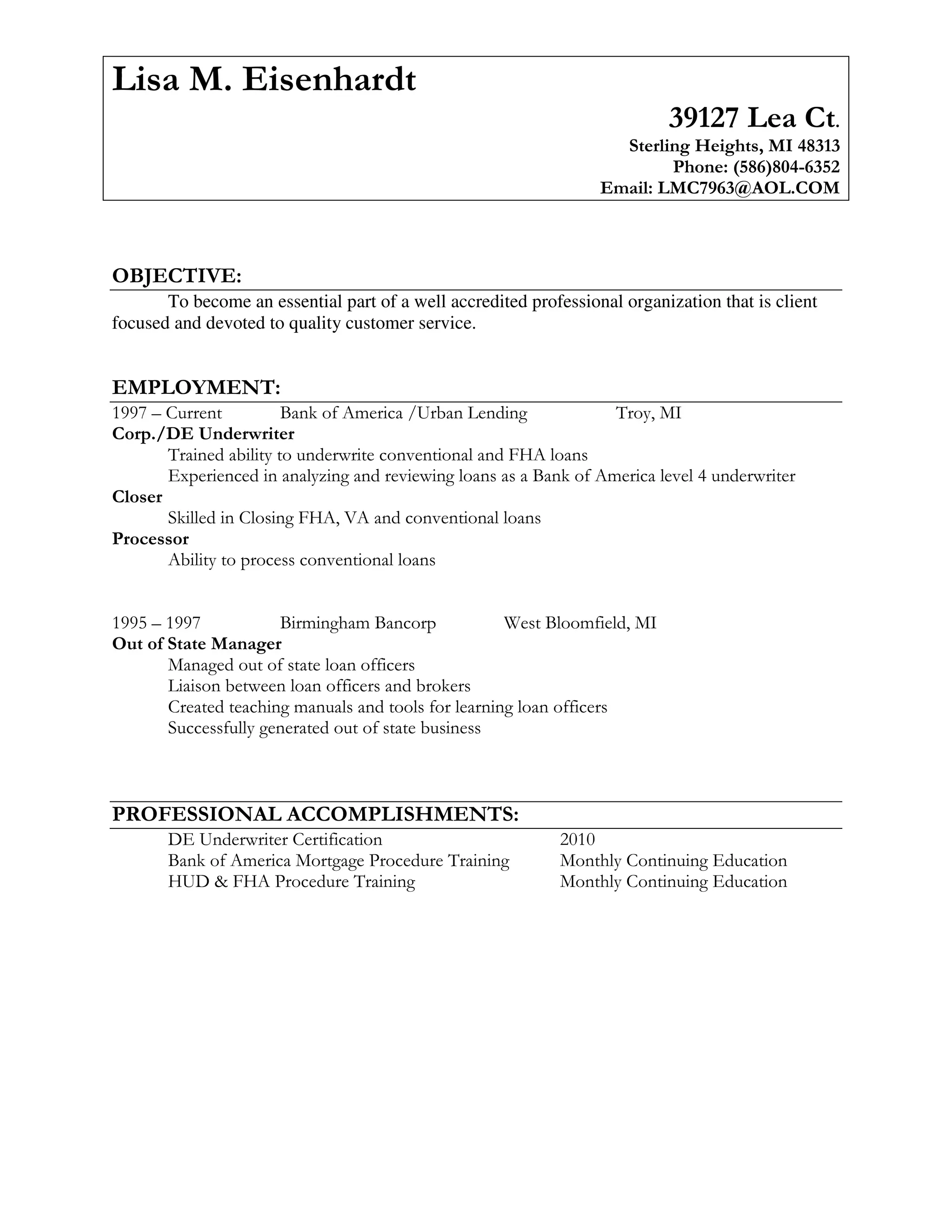 resume_lme_(P) (2) | PDF | Home Financing | Personal Debt